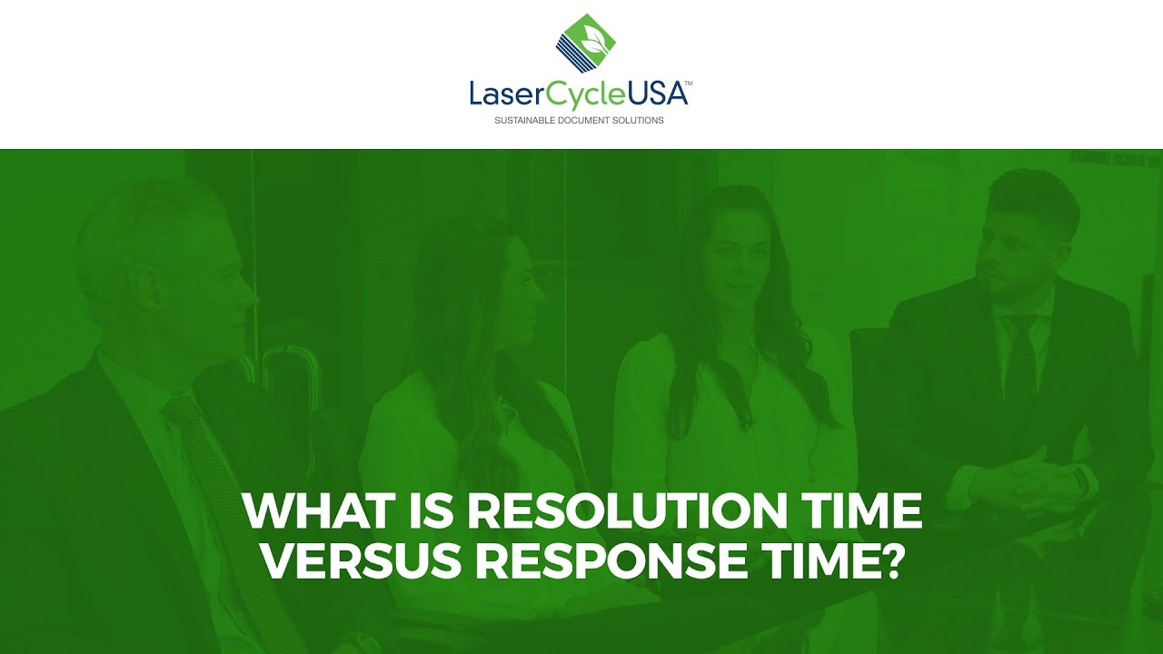 What is resolution time versus response time? - YouTube