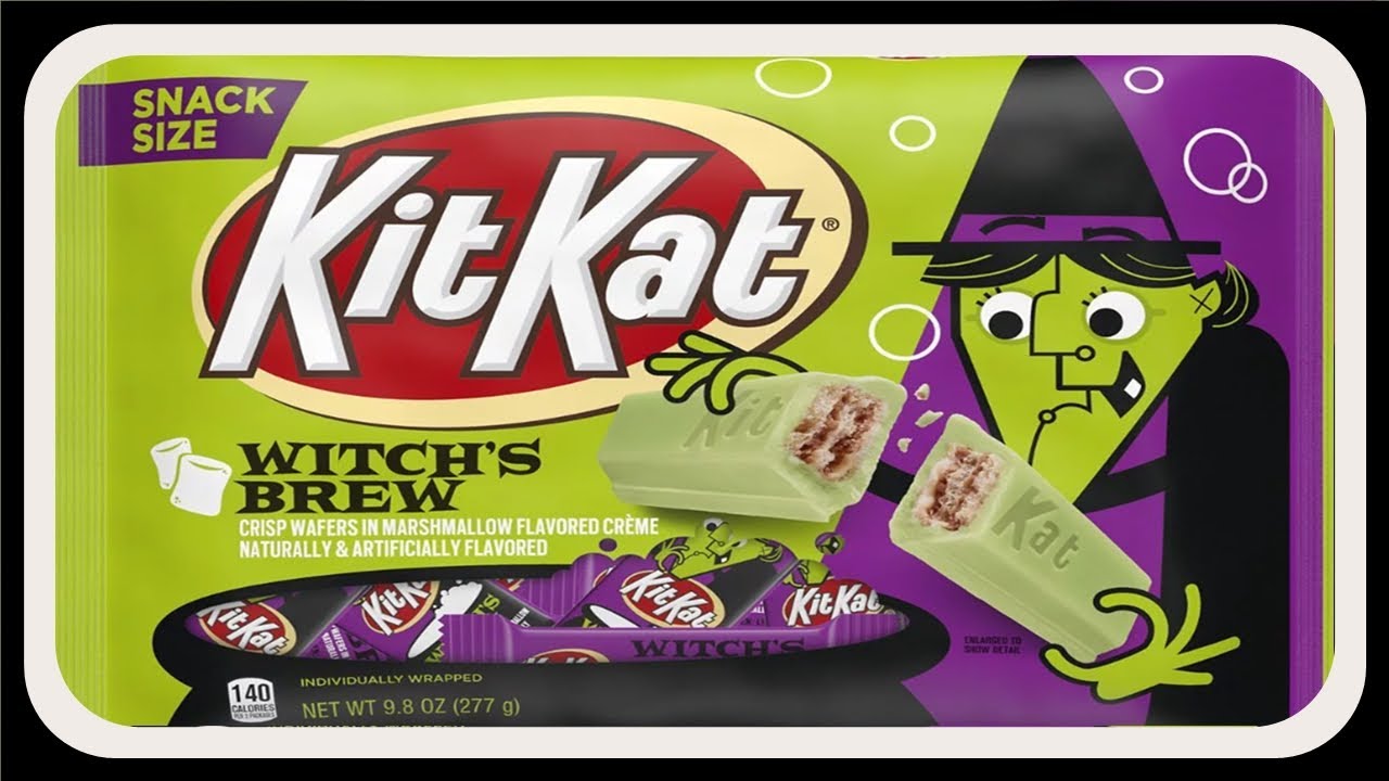 Kit Kat Witch's Brew Marshmallow Flavored Creme Snack Size Wafer Candy ...
