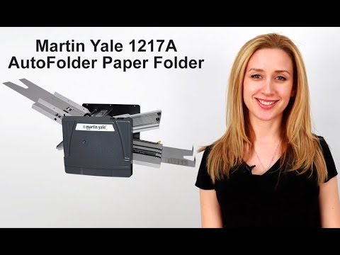Martin Yale 1217A AutoFolder Paper Folding Machine | Overview - YouTube