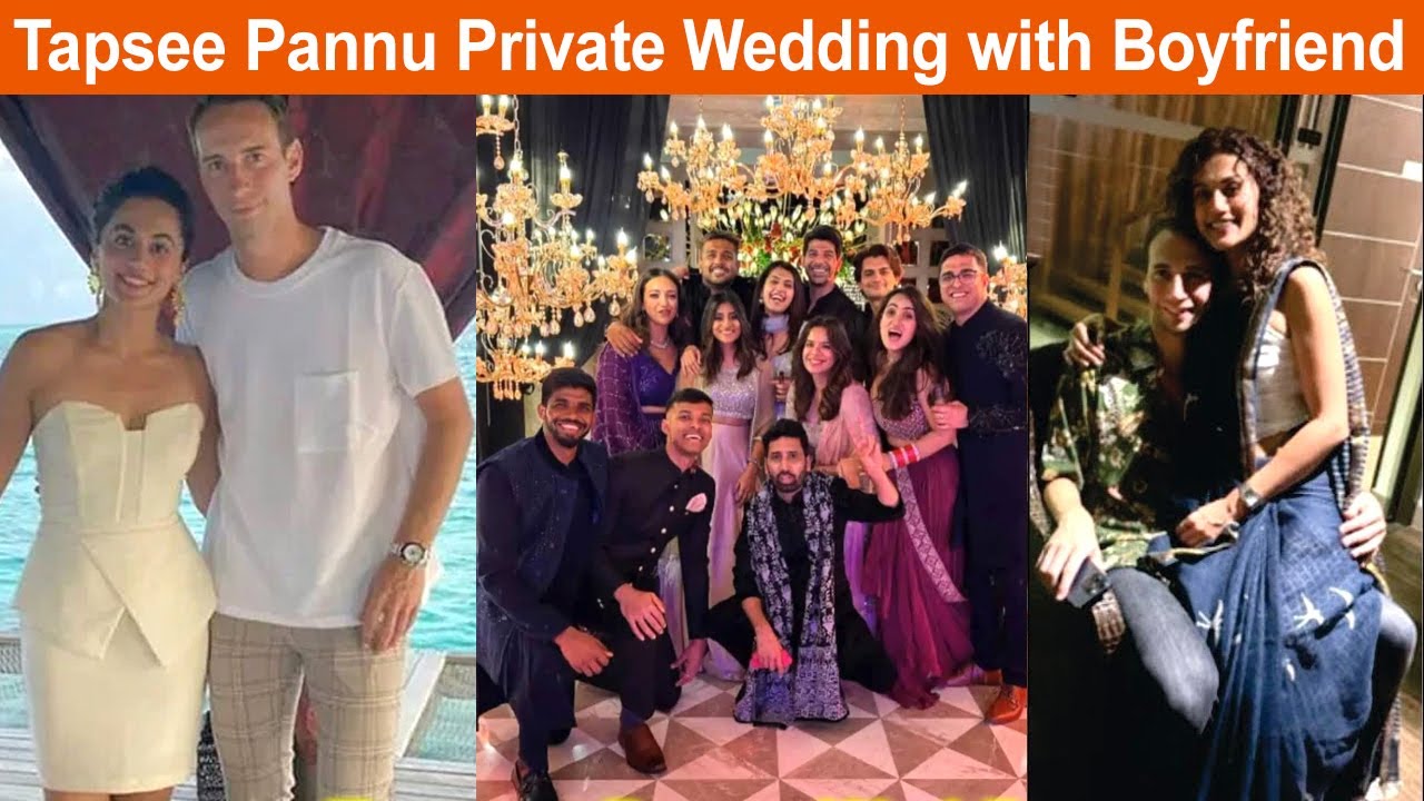 Tapsee Pannu Married to Long Time Boyfriend Mathias Boe at Udaipur With ...