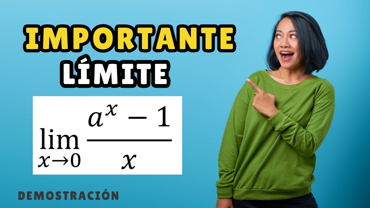 CÁLCULO DE LÍMITE NOTABLE CON FUNCIÓN EXPONENCIAL (limx→0 (a^x - 1)/x ...