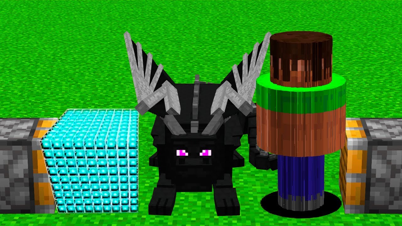 4096 beacon + mutant ender dragon + herobrine = ? - YouTube