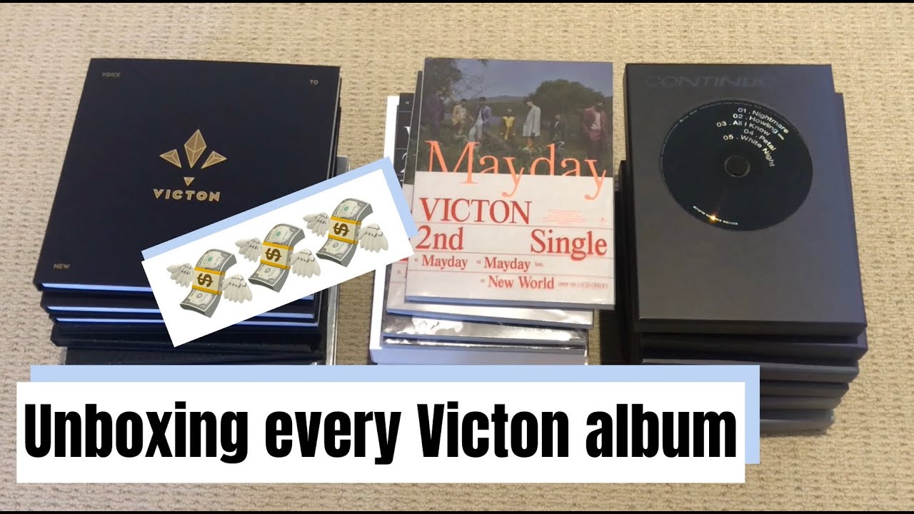 Unboxing every Victon album! From debut to Mayday - YouTube
