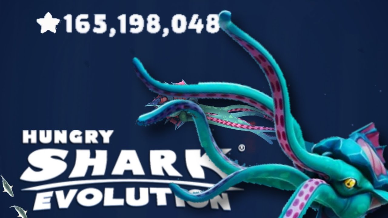 Hungry Shark Evolution (Kraken) 165 million point - YouTube