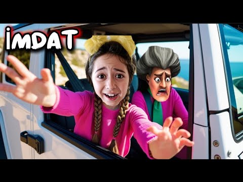 DELİ ÖĞRETMEN ESMA YA TUZAK KURDU 😱SCARY TEACHER BİZİ ARABAYA KİLİTLEDİ! ŞİFRELERİ ÇÖZÜP KAÇTIK !