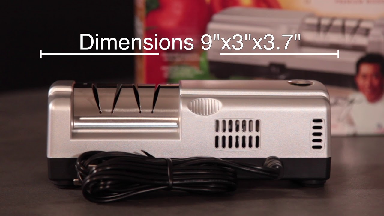 Master Grade Premium Knife Sharpener for Kitchen Chefs Knife - YouTube