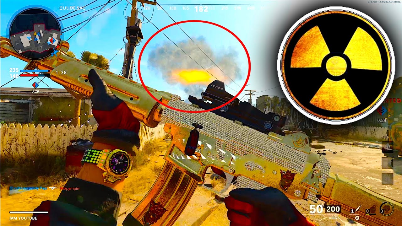BOCW: 75 KILLS ***NUKE*** w/ "KRIG 6" DIAMOND CAMO on *NUKETOWN*! (COD ...
