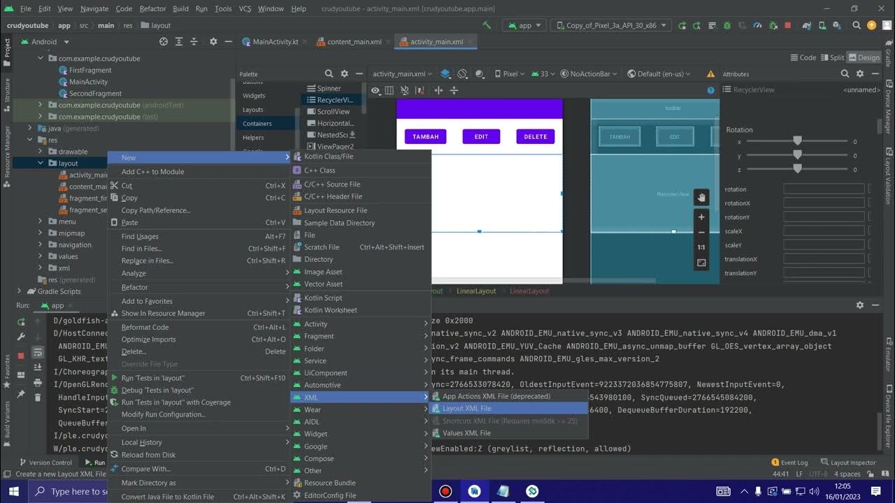 Tutorial Sqlite Crud Kotlin Part 1 Tambah Data Youtube