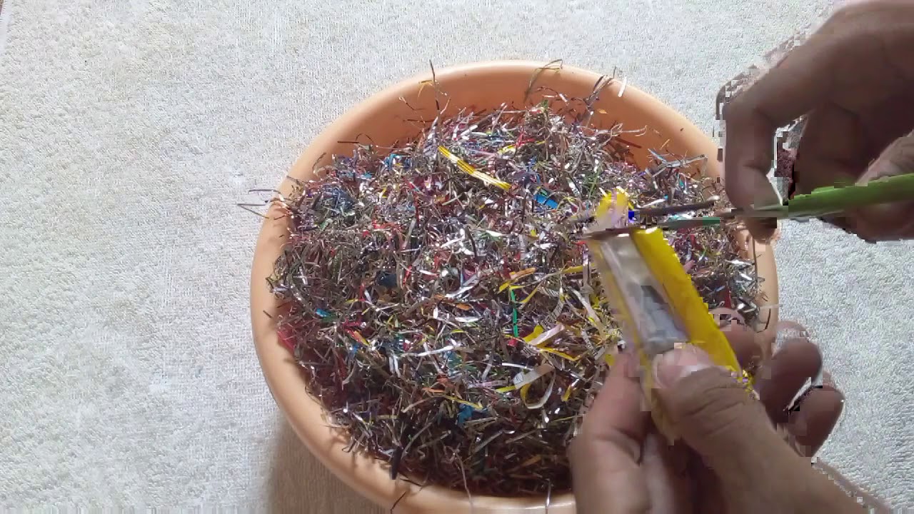 How to make pillow from plastic - YouTube