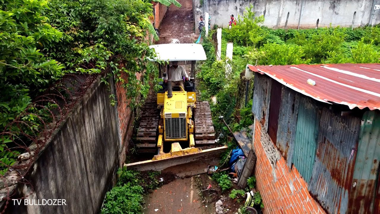 Wonderful New Project REPAIRING ROAD By Smart Driver Skill KOMATSU D20P ...