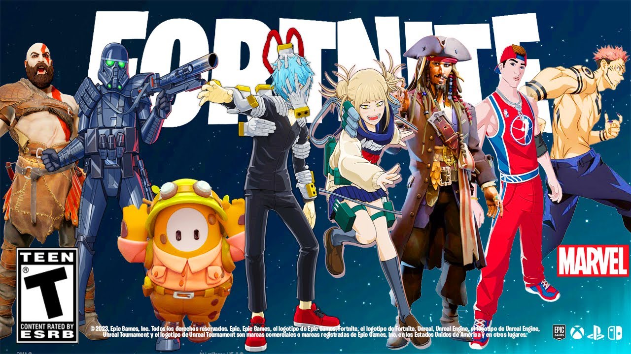 COLABORACIONES QUE LLEGAN A FORTNITE! (My Hero Academia 3, Fall Guys ...