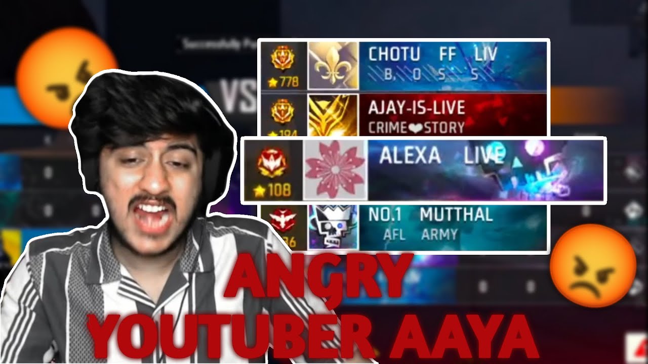 Epic Fastest Match🔥Angry Youtuber ALEXA LIVE Fully Angry On His ...