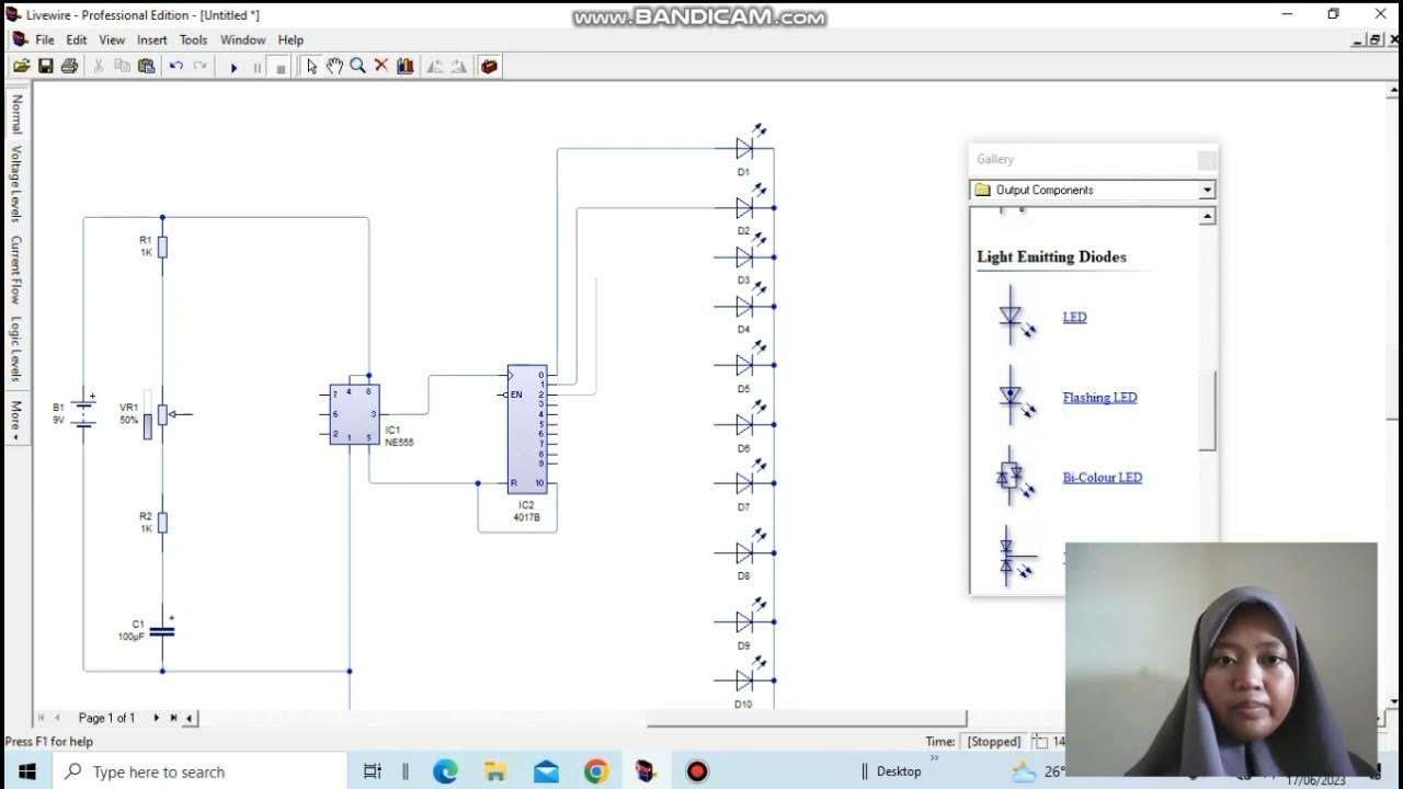 Rangkaian Running Led - YouTube