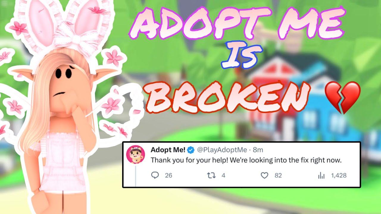 🌸ADOPT ME IS BROKEN?! 😭 WHAT TO DO?! 😱 🌸 | 💕BlossomBunnyBeb 💕 - YouTube