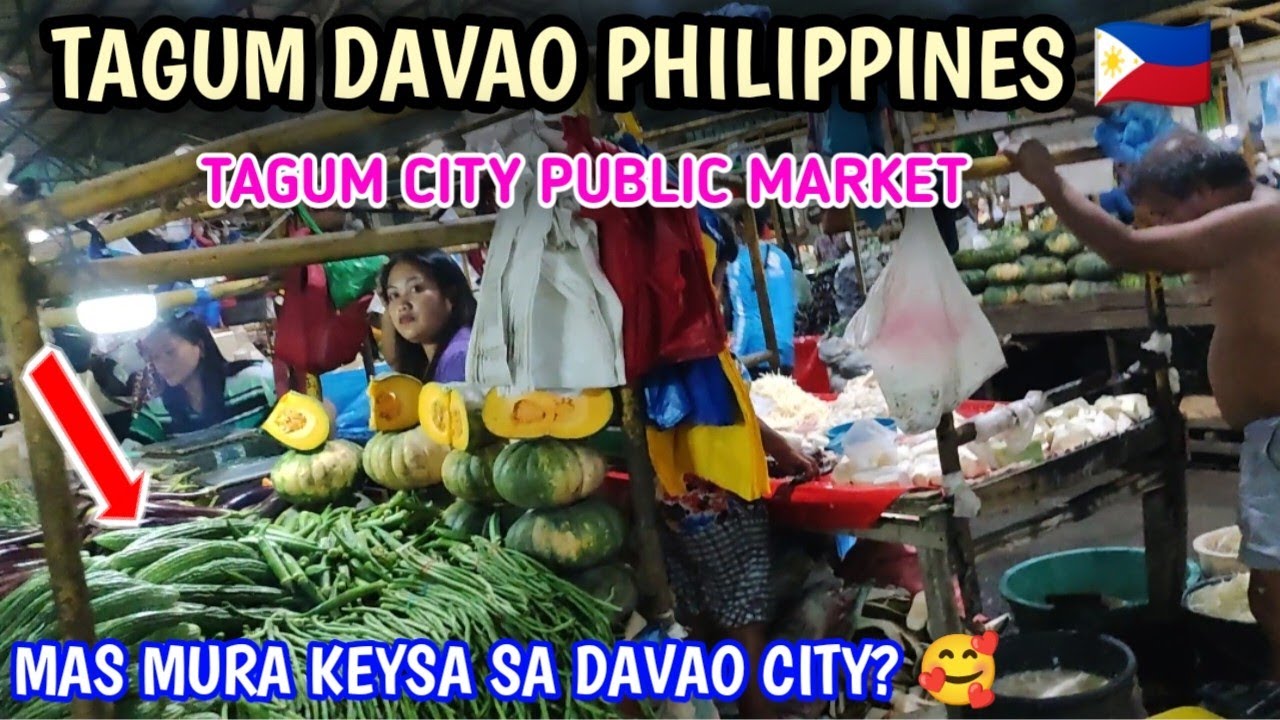 TAGUM CITY PUBLIC MARKET VLOG | GAANO KA GANDA ANG PALENGKE NILA ...