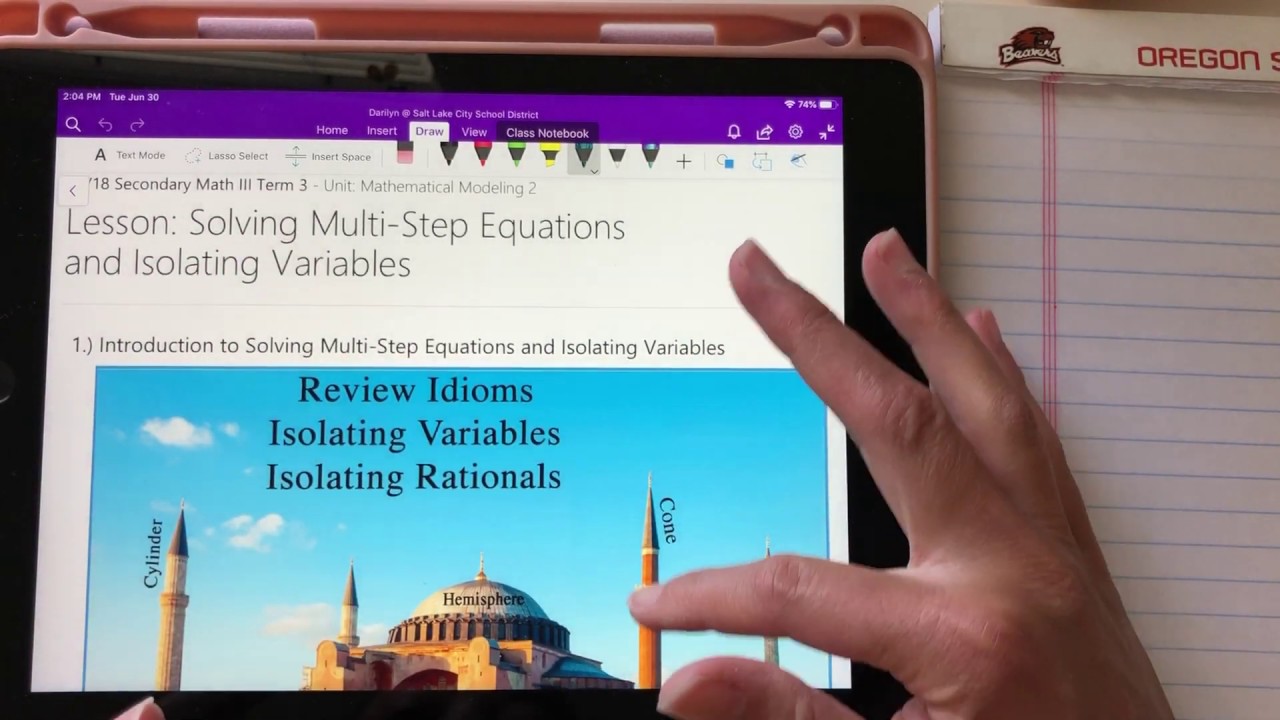Solving Multistep Equations and Isolating Variables - YouTube