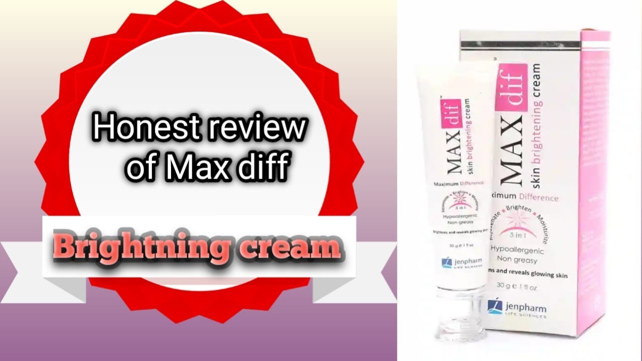 Maxdiff brightening cream honest review. Affordable medicated ...