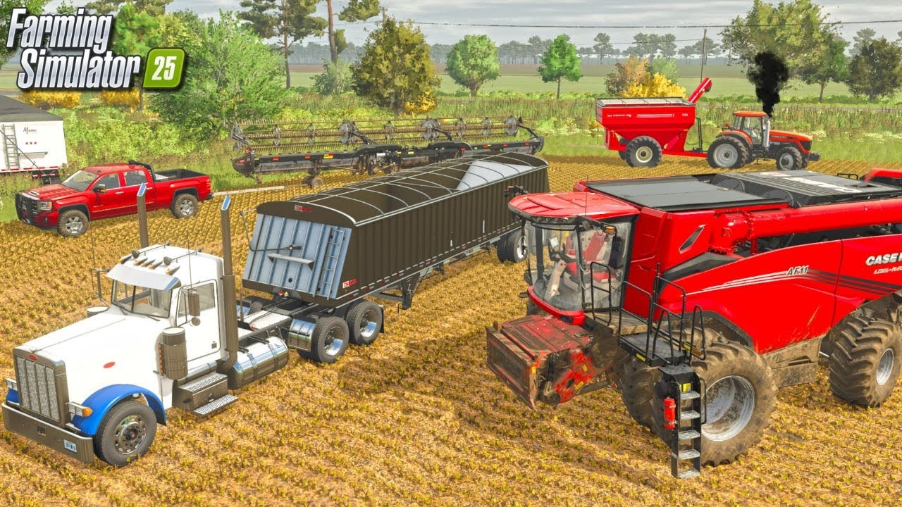 CASE IH AF11 DEMO ON THE FARM! (BROKE) | FARMING SIMULATOR 25 - YouTube