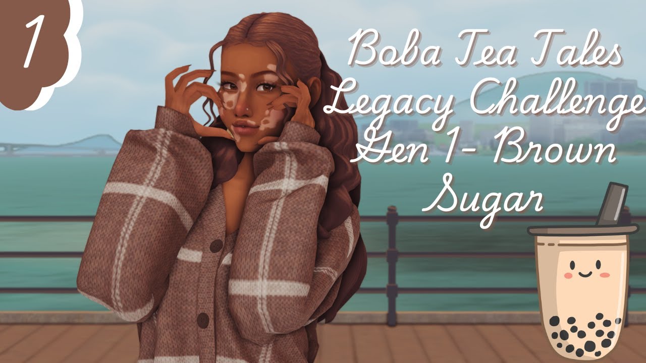 Introducing Leona👋| The Sims 4: Boba Tea Tales- Brown Sugar | EP 01 ...