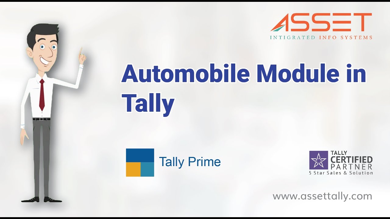 Automobile Module in Tally | Asset Intigrated Info Systems - YouTube