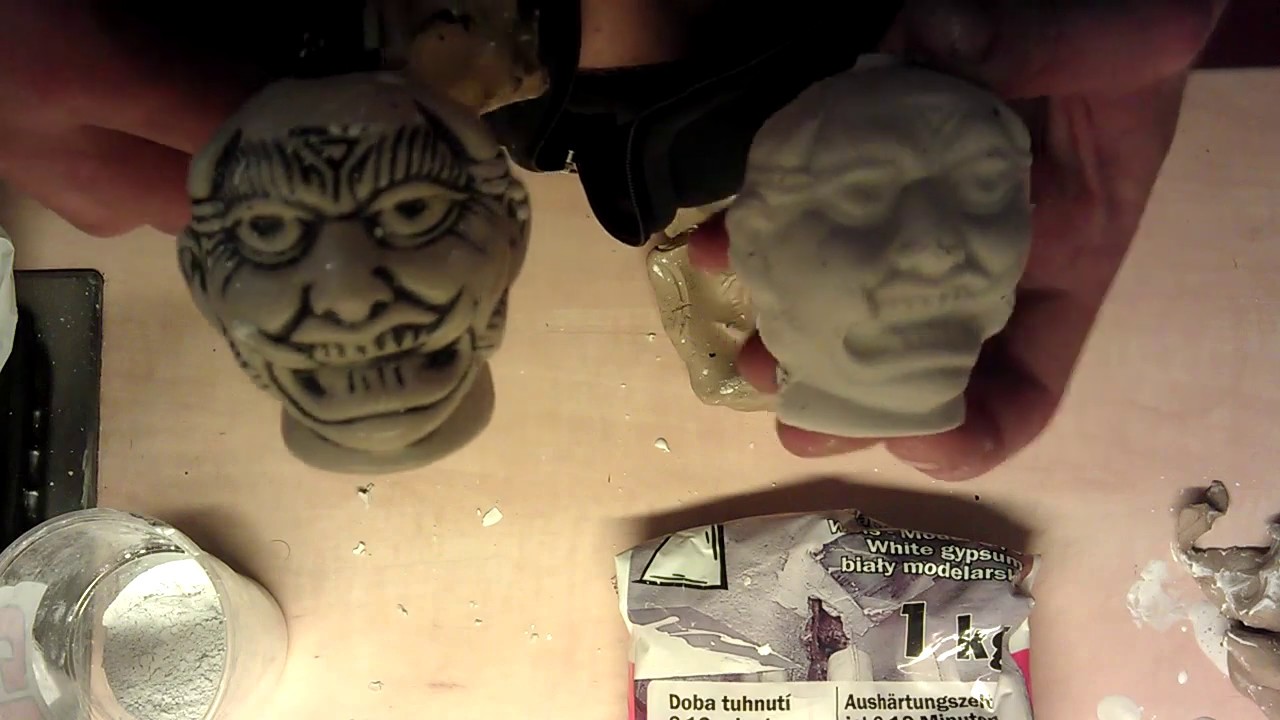 An imprinted face from a water pipe - How to do it - DIY - YouTube