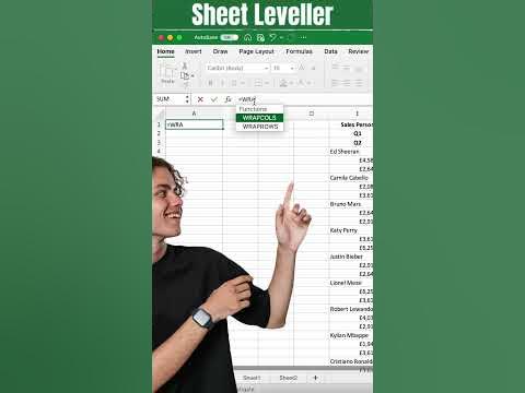Tidy Up Your Spreadsheet with Excel Wrap Rows - YouTube