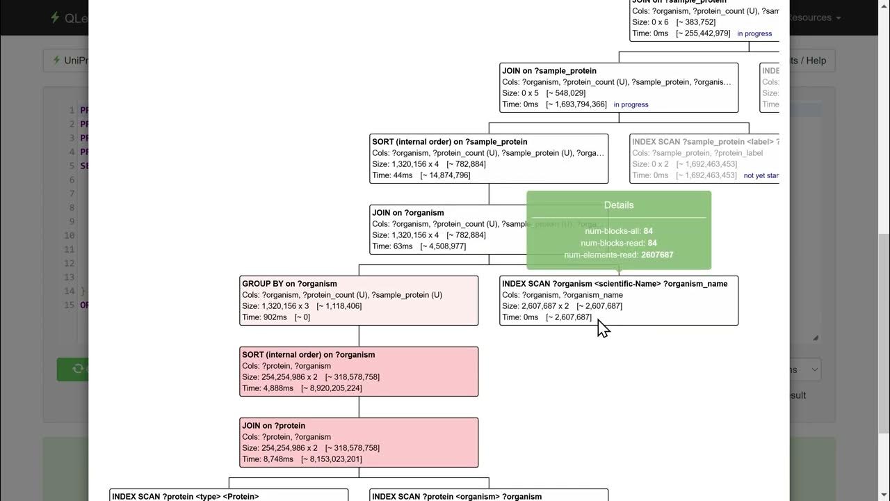 Live query analysis for complex queries - YouTube