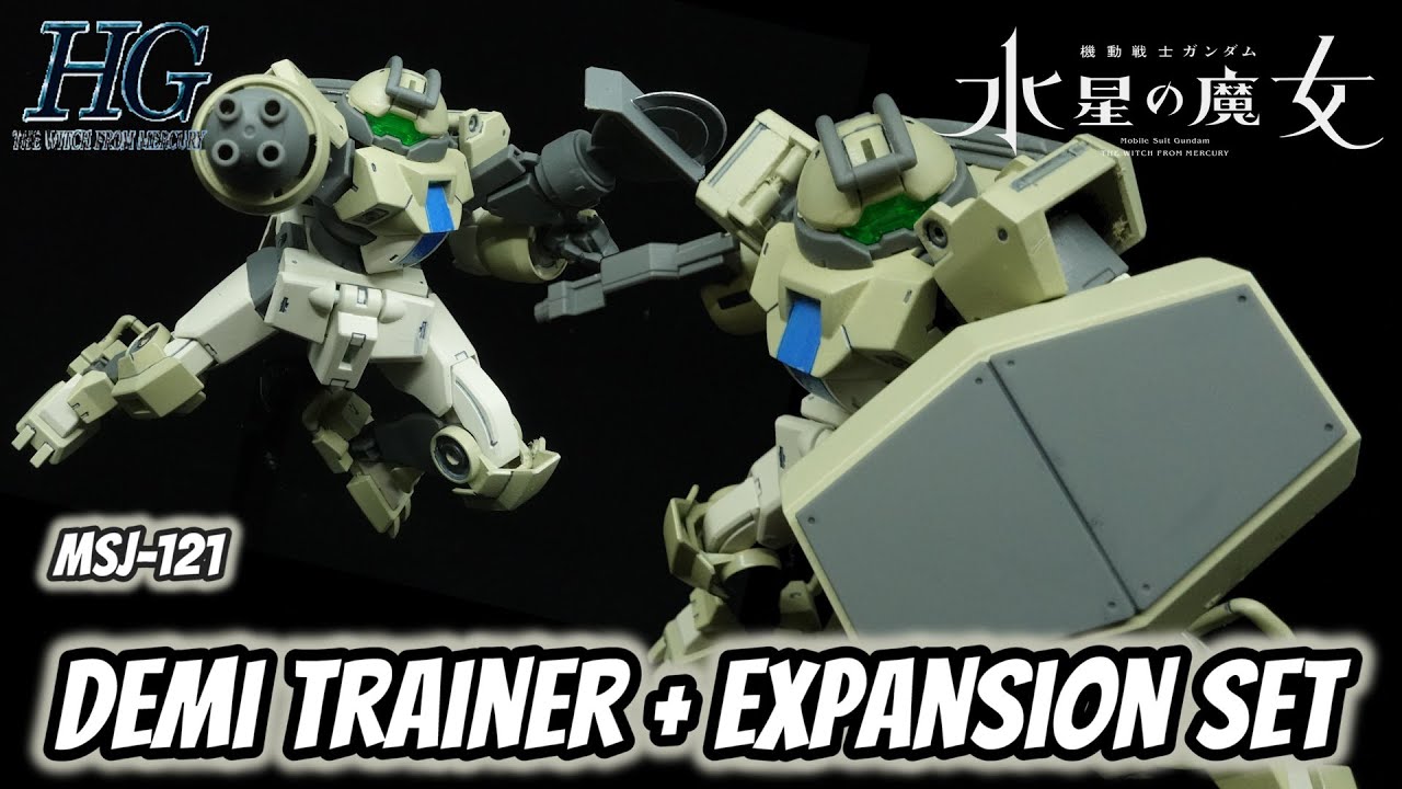 HG Demi Trainer + Expansion Set Review | Gundam: The Witch from Mercury ...