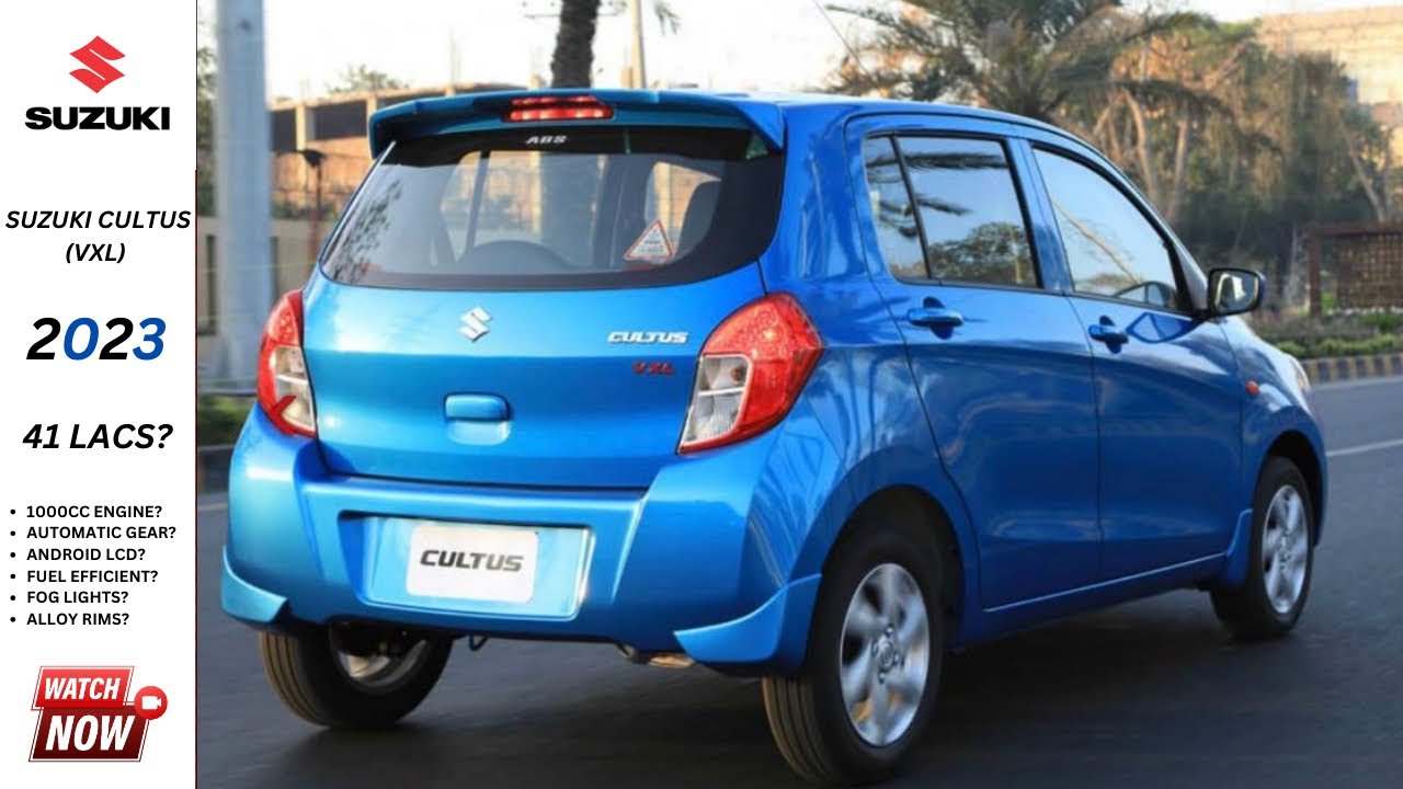 Suzuki Cultus VXL (2023 - 2024) ll Short Review: - Latest Price, Specs ...