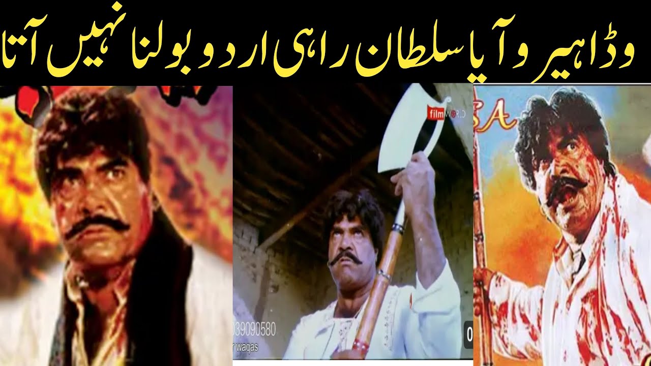 Wada hero aya sultan rahi Urdu bolna nai ata 🤔🤔 - YouTube