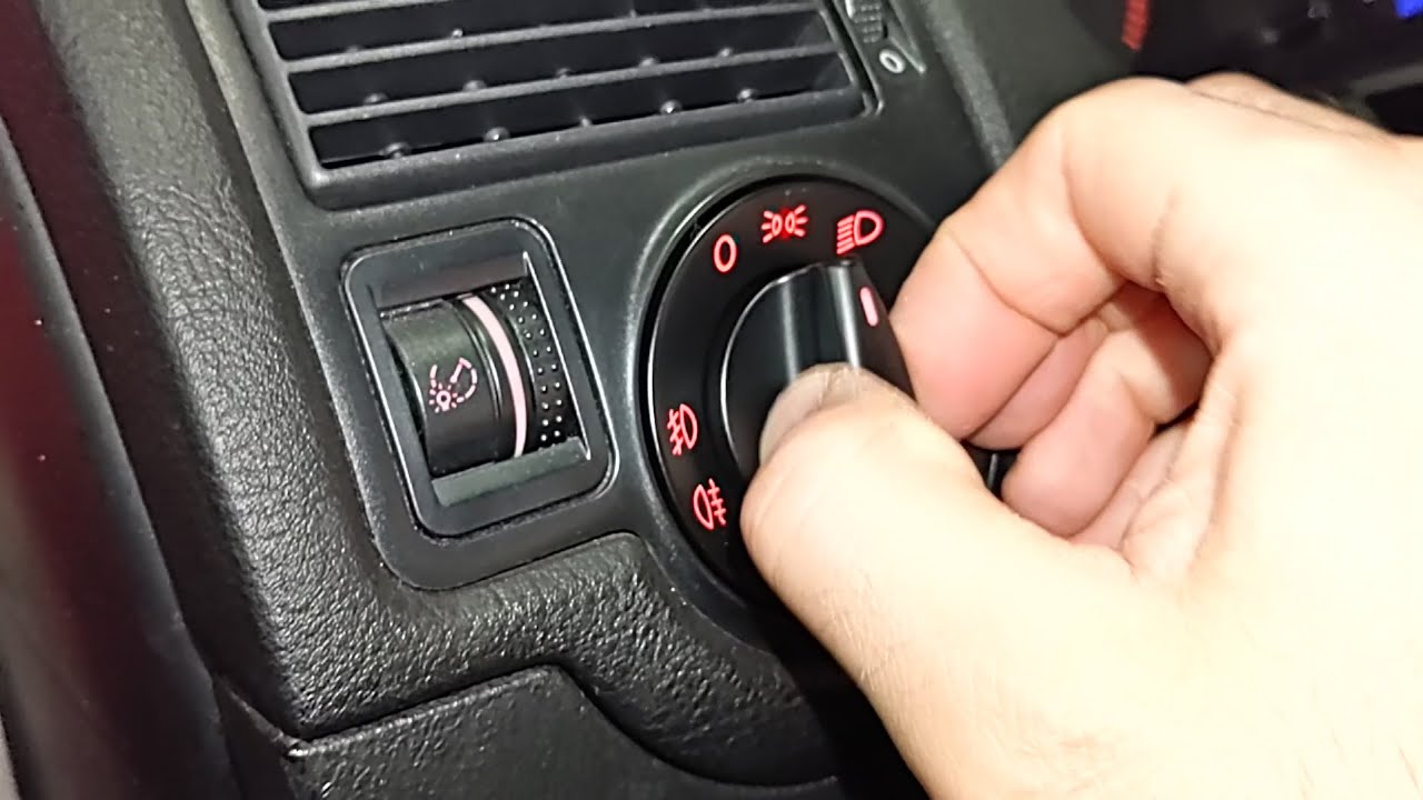 Volkswagen Golf mk4 headlight switch removal and install - YouTube