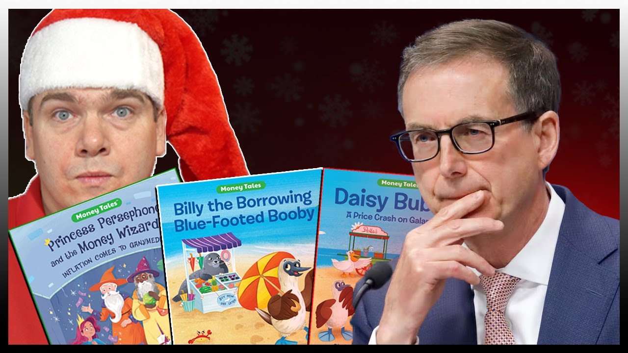 Giving the Bank of Canada Children's Finance Books for Christmas - YouTube