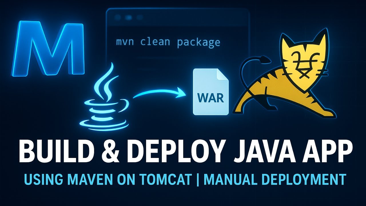 How to Build, Package, and Deploy Java Application Using Maven on Tomcat | Manual Deployment ...
