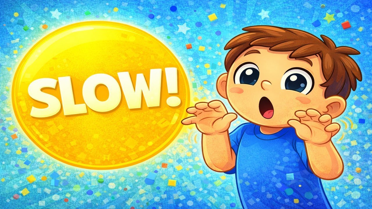 Yellow Light Slow Dance 🟡 Kids Dance Game - YouTube