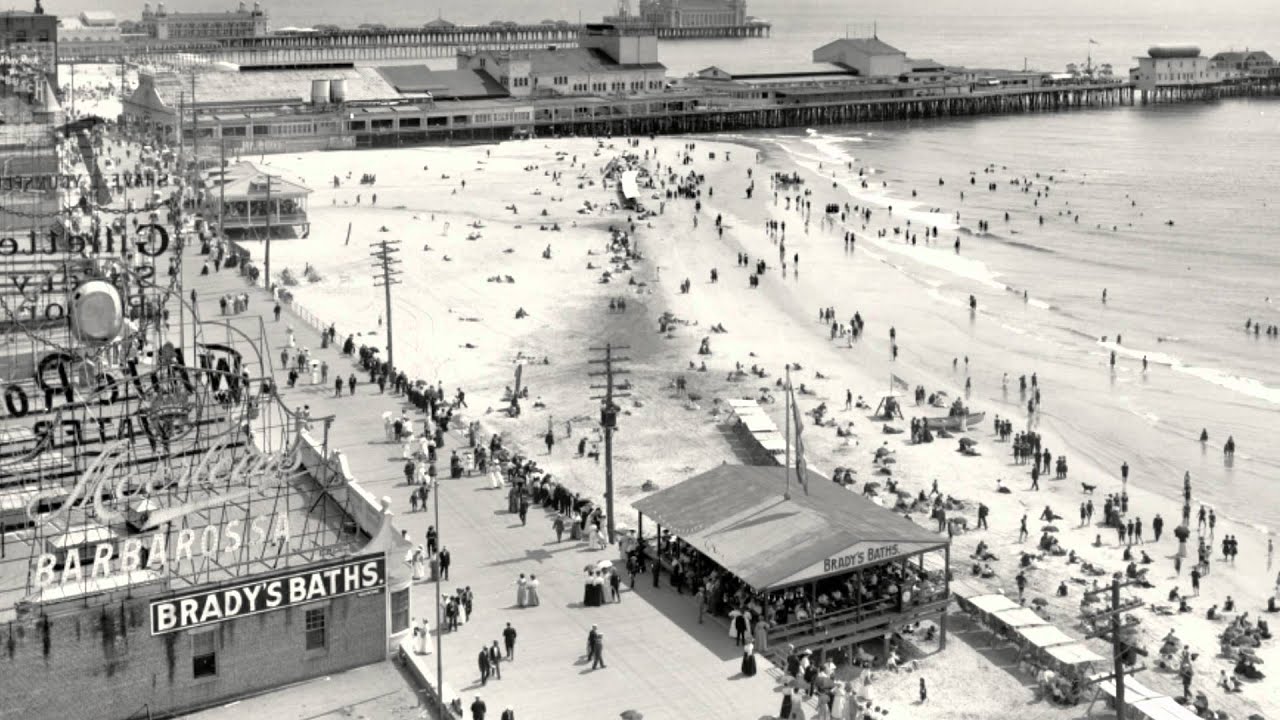 On The Beach - Vintage Seaside Photography Part 1 - YouTube