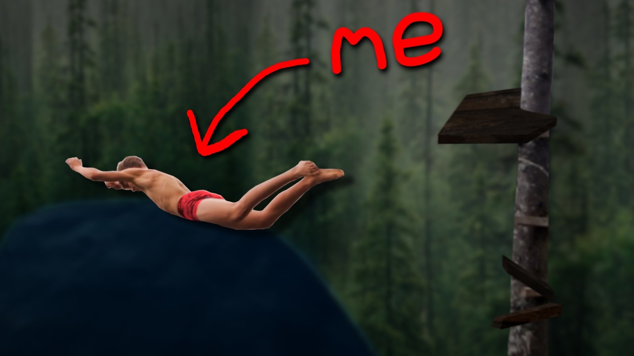 Norway's DEADLIEST Tree Jumping Spot - YouTube