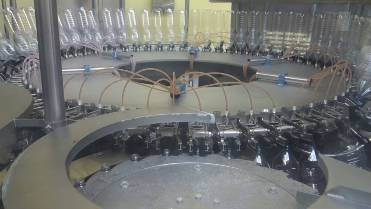 7682019 PET Line SIDEL 14 000 bph Sidel - Rinser-Filler-Capper 3 - YouTube