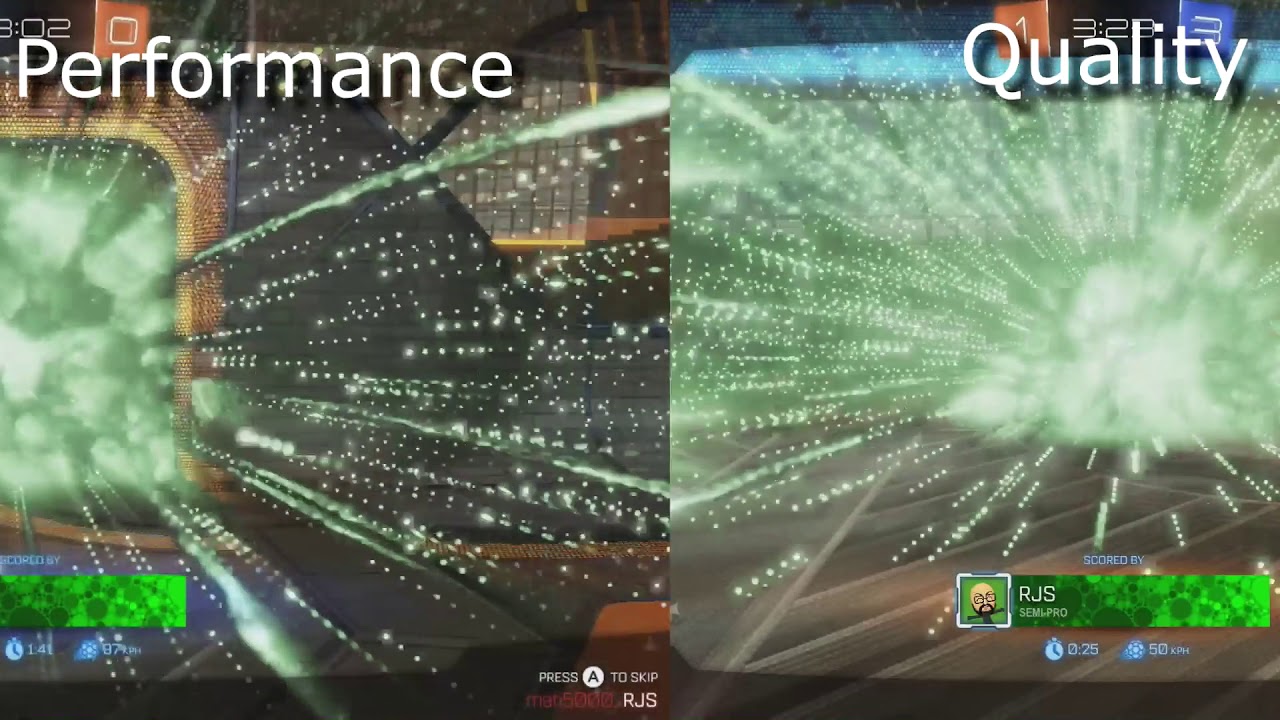 Comparing Rocket League graphics on Nintendo Switch - YouTube