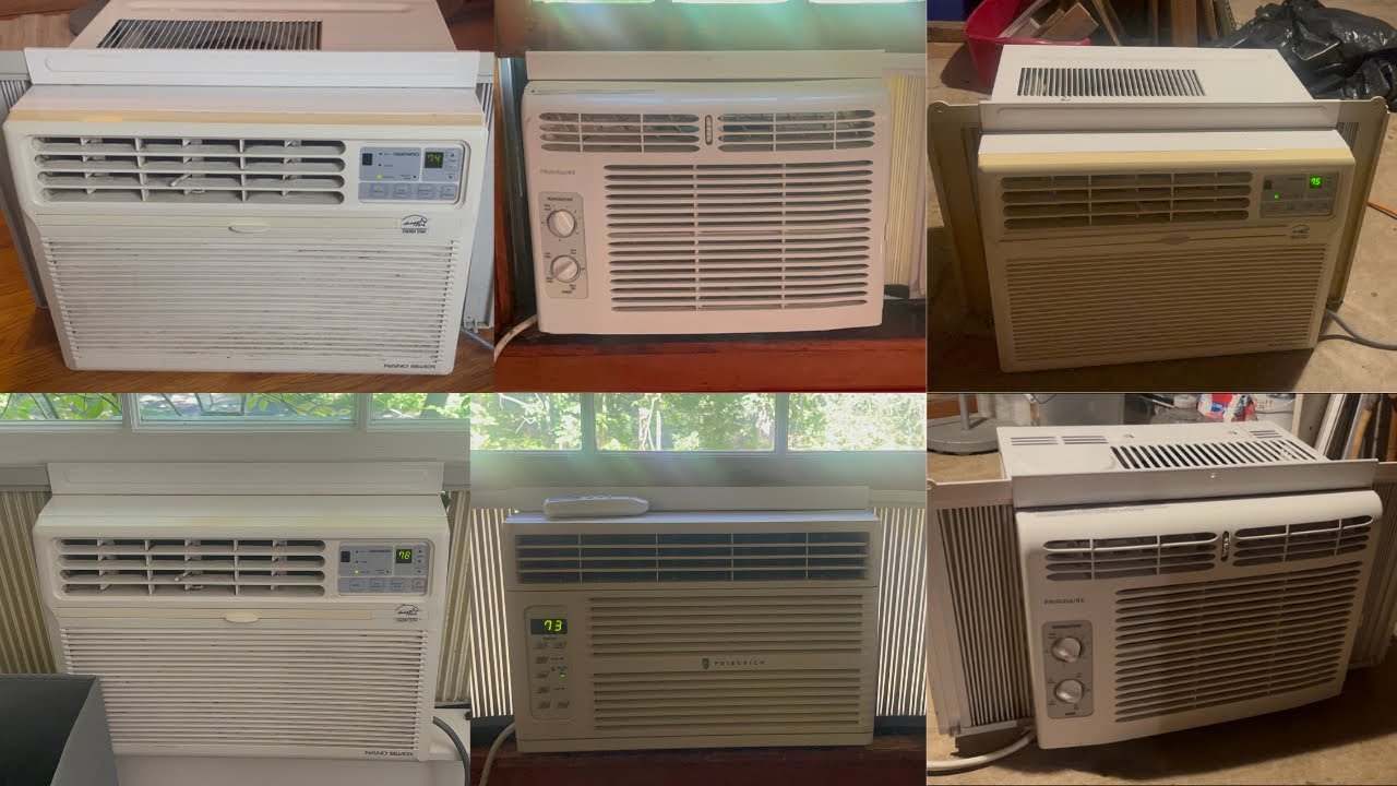 Window AC Startup Compilation - Daewoo, Friedrich, & Frigidaire Air ...