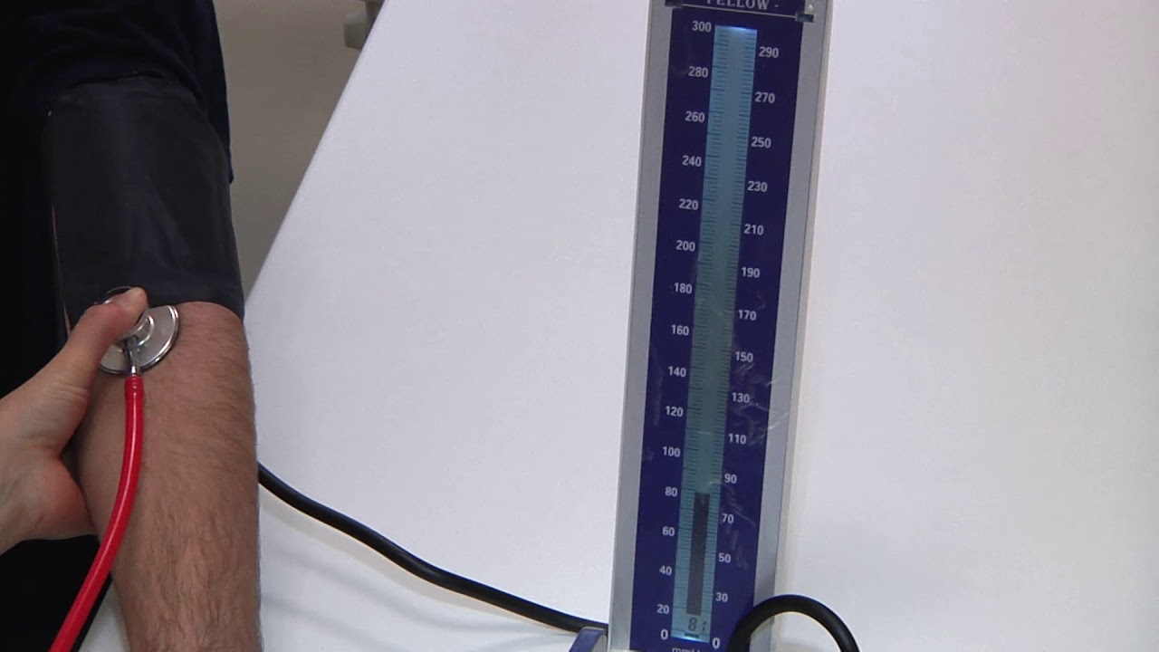 1 Meranie tlaku krvi u človeka auskultačnou metódou - YouTube