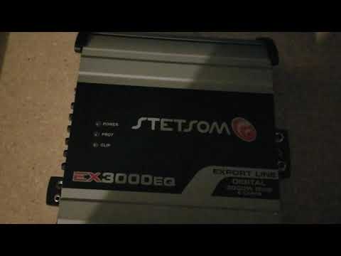 New amp came in (Stetsom 3k) - YouTube