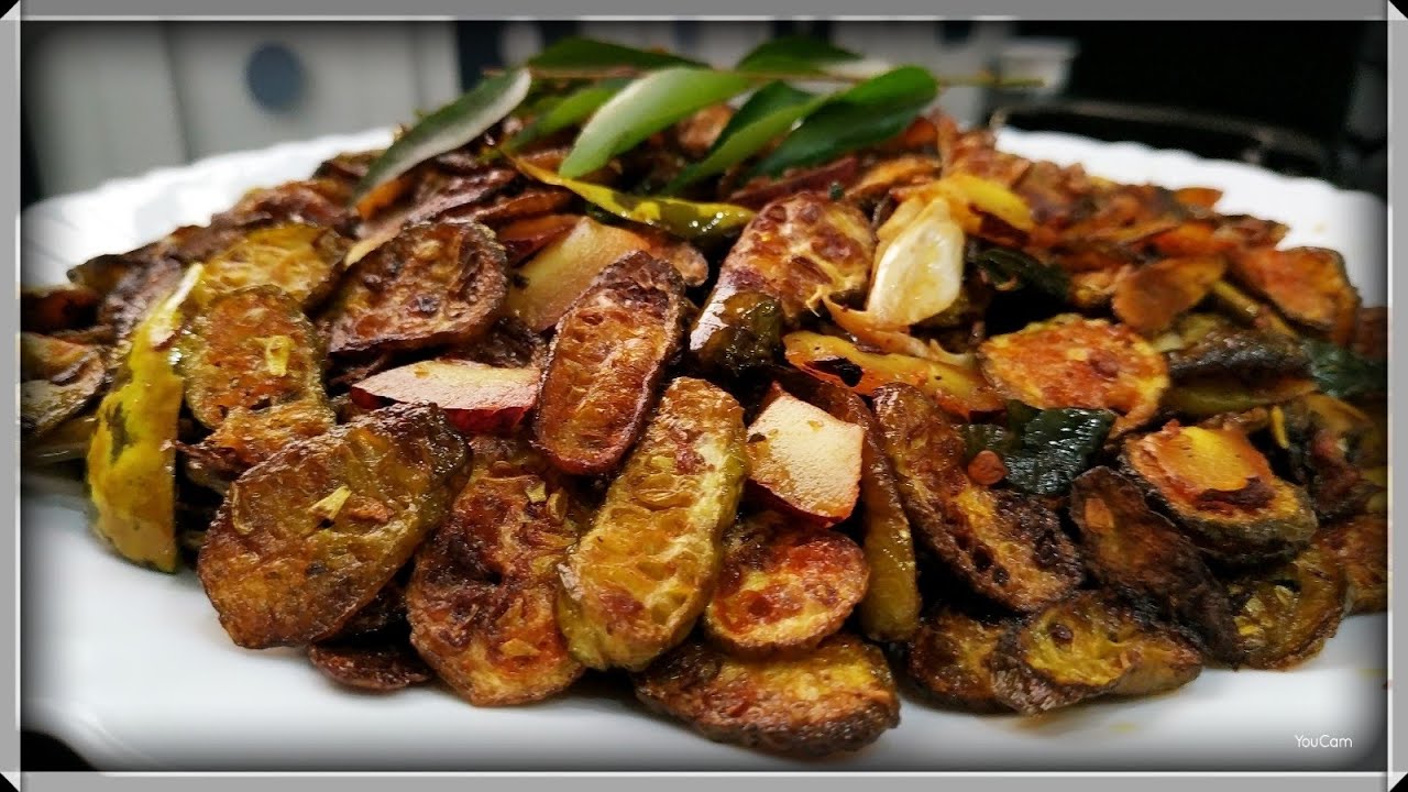 Crispy kovakka fry, kovakka upperi, Kerala style - YouTube