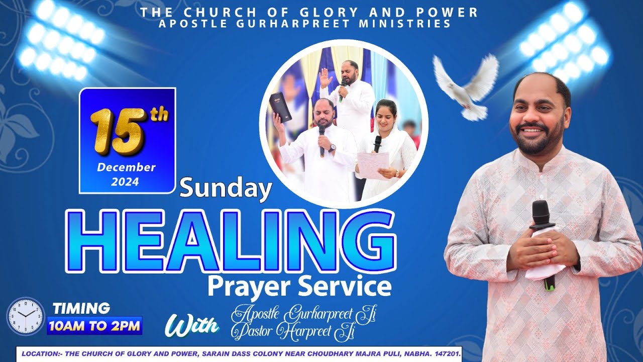 SUNDAY HEALING PRAYER SERVICE // THE CHURCH OF GLORY AND POWER // [15 ...