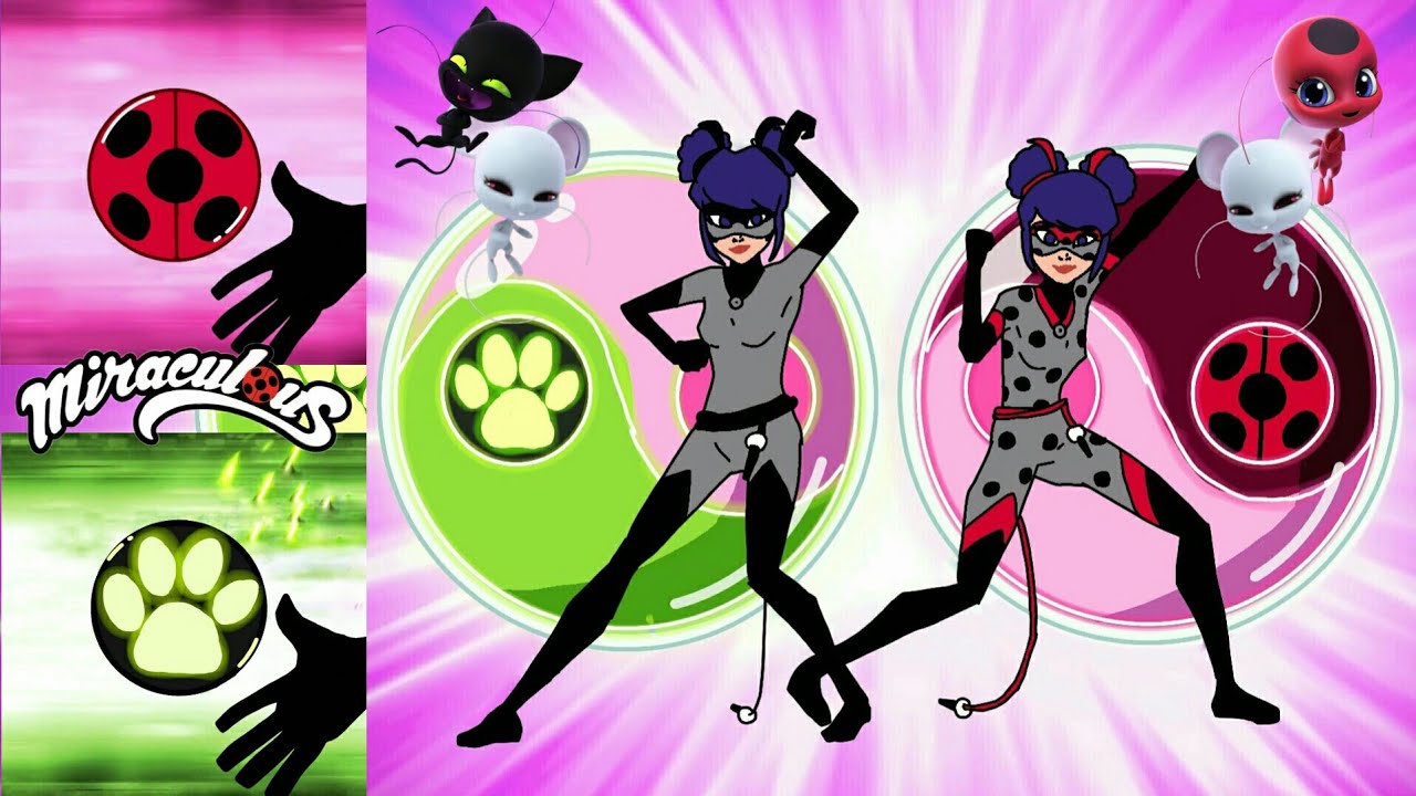 Miraculous : Multi Bug, Multi Noir Unification Transformation Animation ...