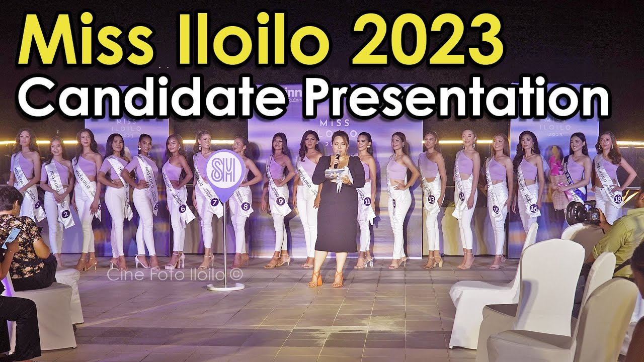 Iloilo City - Miss Iloilo 2023 - Candidate Presentation - YouTube
