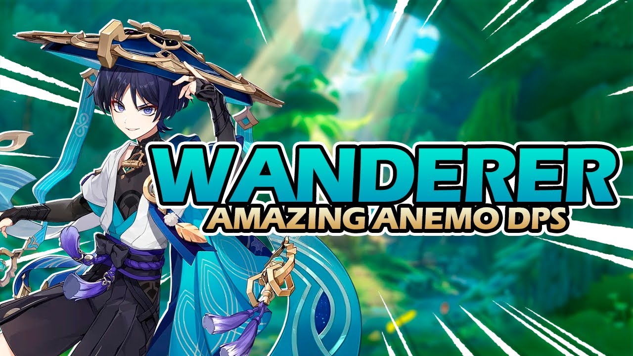 INCREÍBLE ANEMO DPS 🌀BUILD de TROTAMUNDOS / WANDERER | Genshin Impact ...