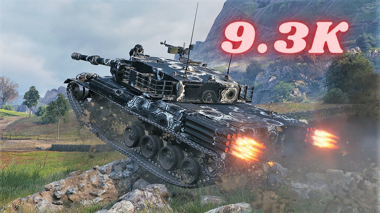 BZ-75 9.3K Damage 9 Kills World of Tanks Replays 4K The best tank game ...