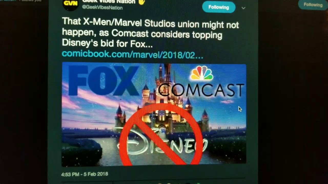Disney/Fox Merger may be Prevented by Comcast - YouTube