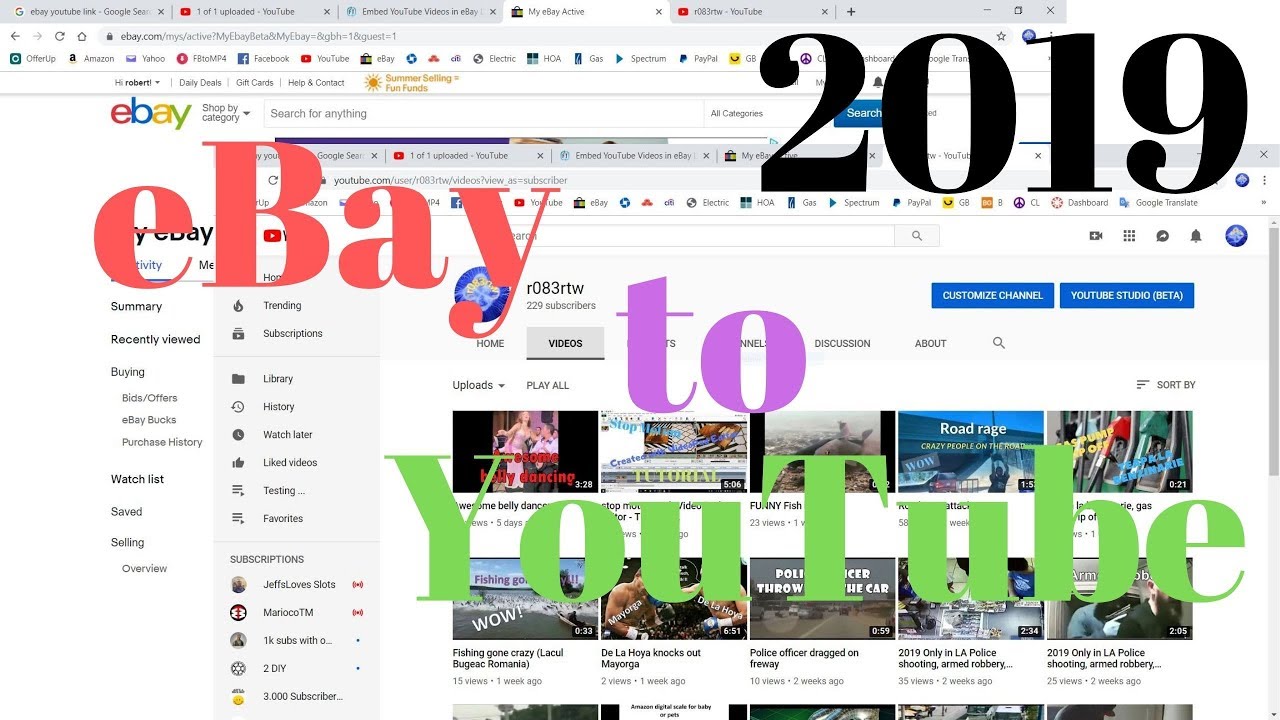 2019 HOW TO Add YouTube Videos to Your eBay Listings - YouTube
