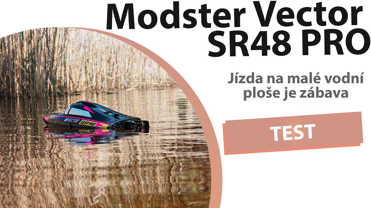 Vector SR48 Pro jízda na malé vodní ploše - YouTube